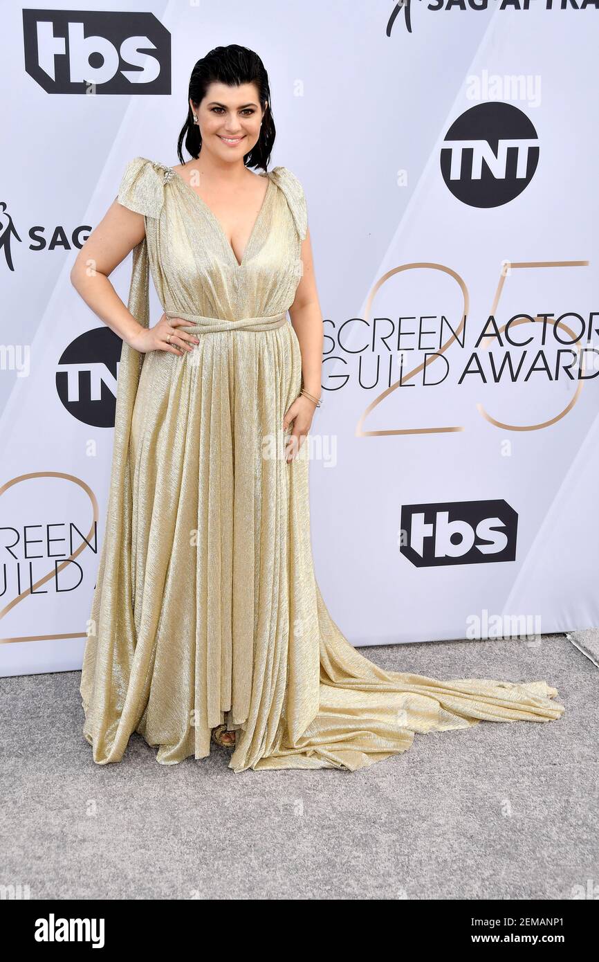 Rebekka Johnson arrives at the 25th annual Screen Actors Guild Awards ...