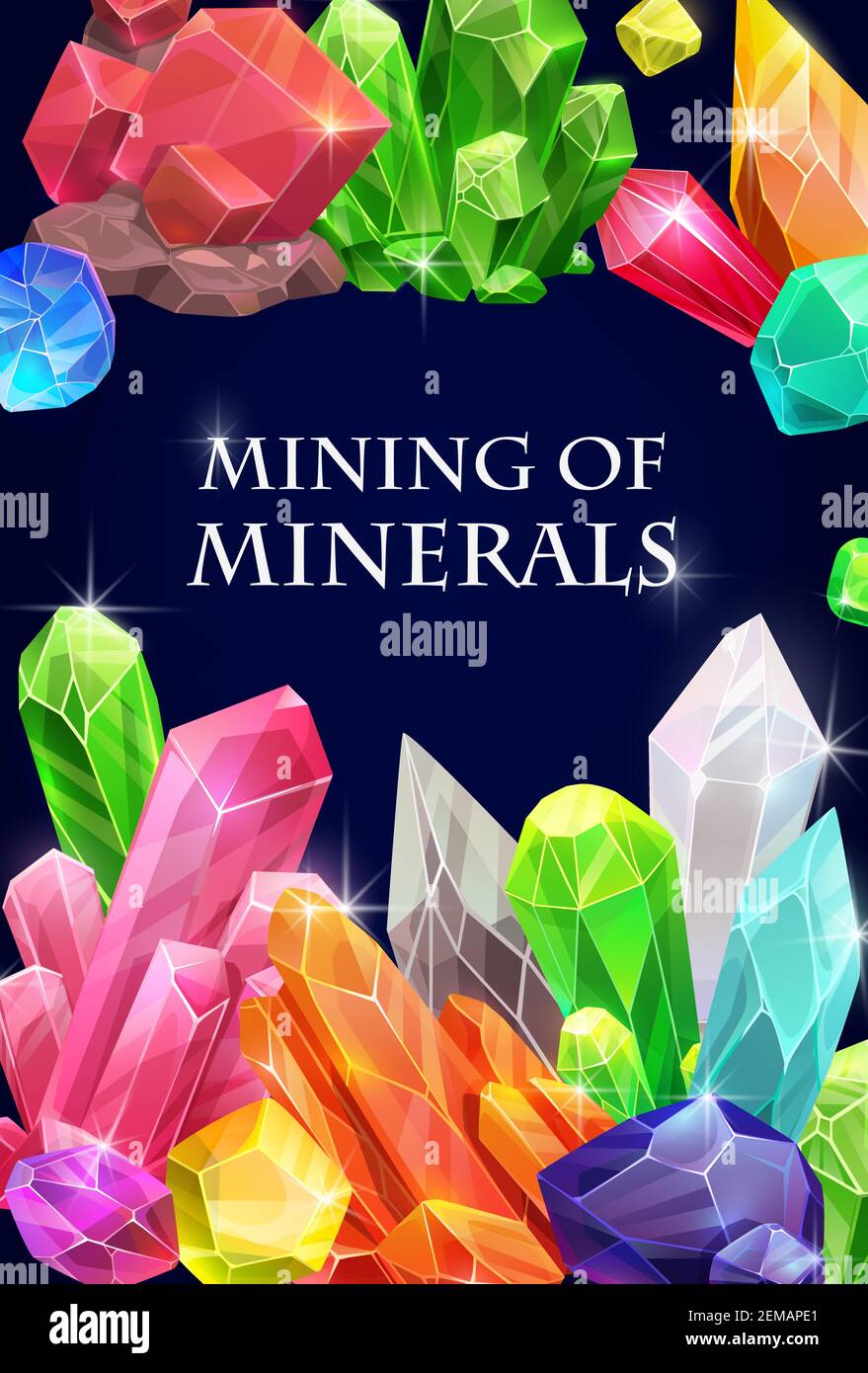 Crystals, gemstones and gem stone minerals. Gemstones and jewel ...