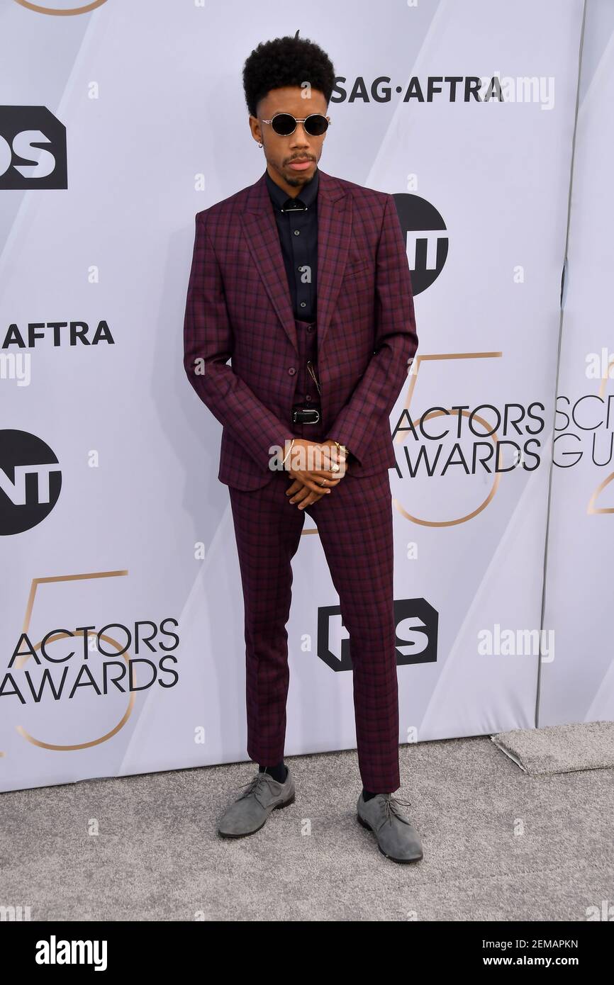 Darrell Britt-Gibson arrives at the 25th annual Screen Actors Guild ...