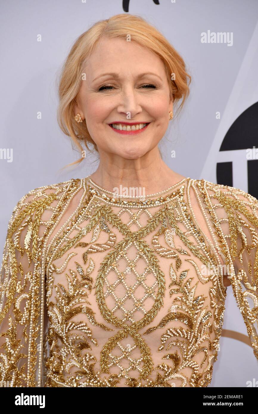 Patricia Clarkson arrives at the 25th annual Screen Actors Guild Awards ...