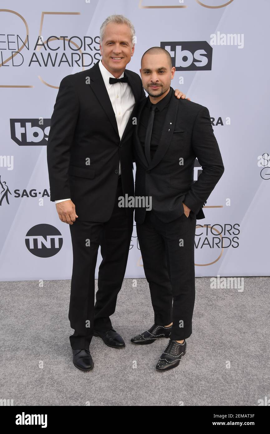 Patrick Fabian and Michael Mando arrives at the 25th annual Screen ...