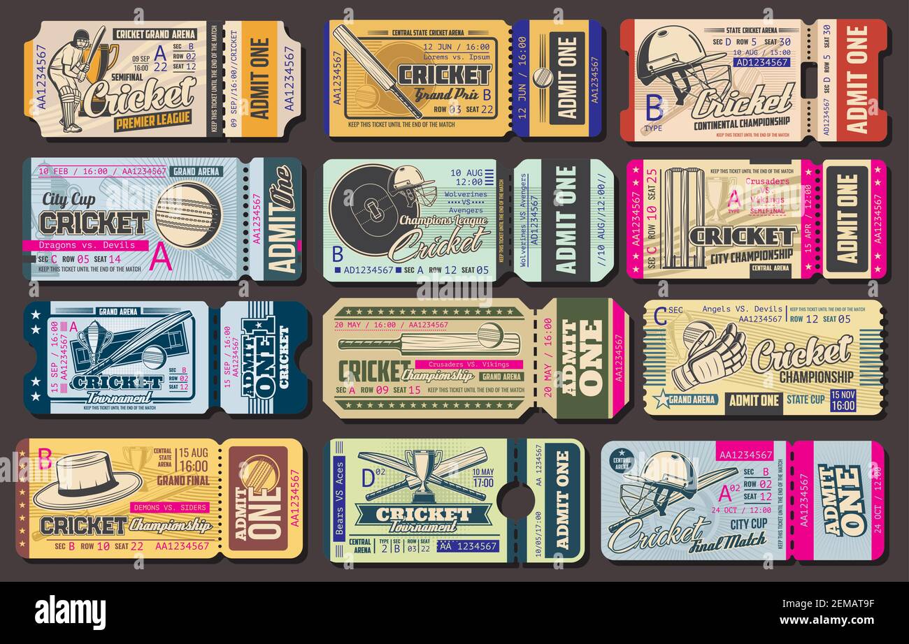 Cricket bat and ball old Stock Vector Images - Alamy