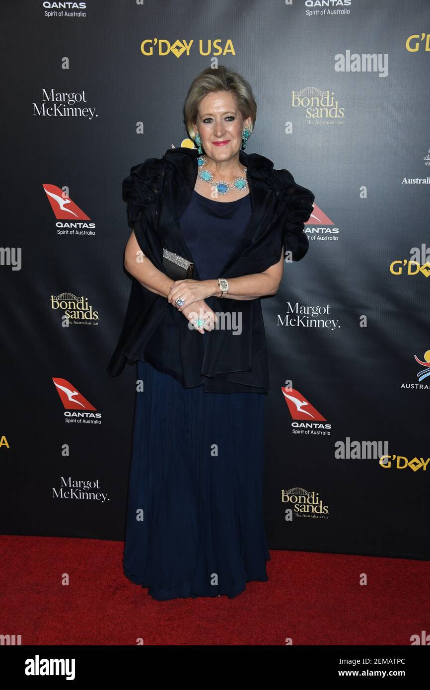Margot McKinney arrives to the 2019 G'DAY USA Los Angeles Gala, held at ...