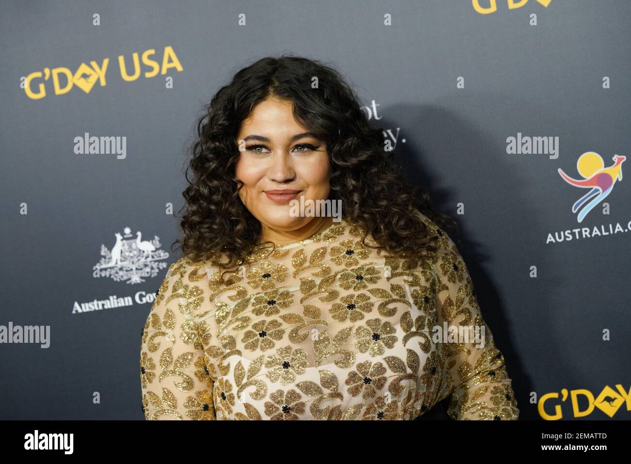 Odette arrives to the 2019 G'DAY USA Los Angeles Gala, held at 3 Labs ...