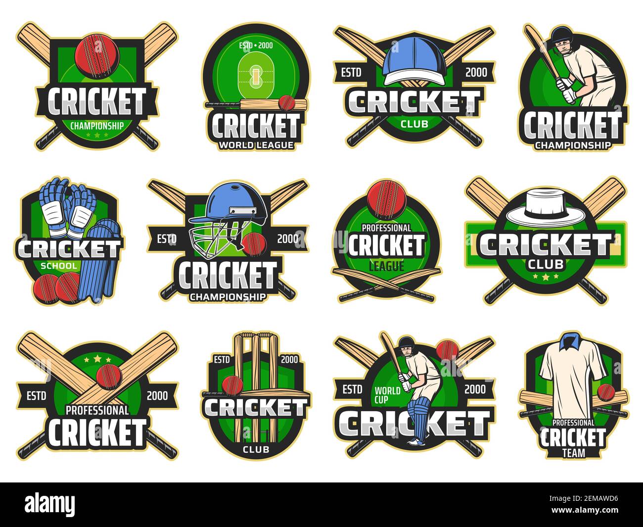 Cricket umpire with hat Stock Vector Images - Alamy