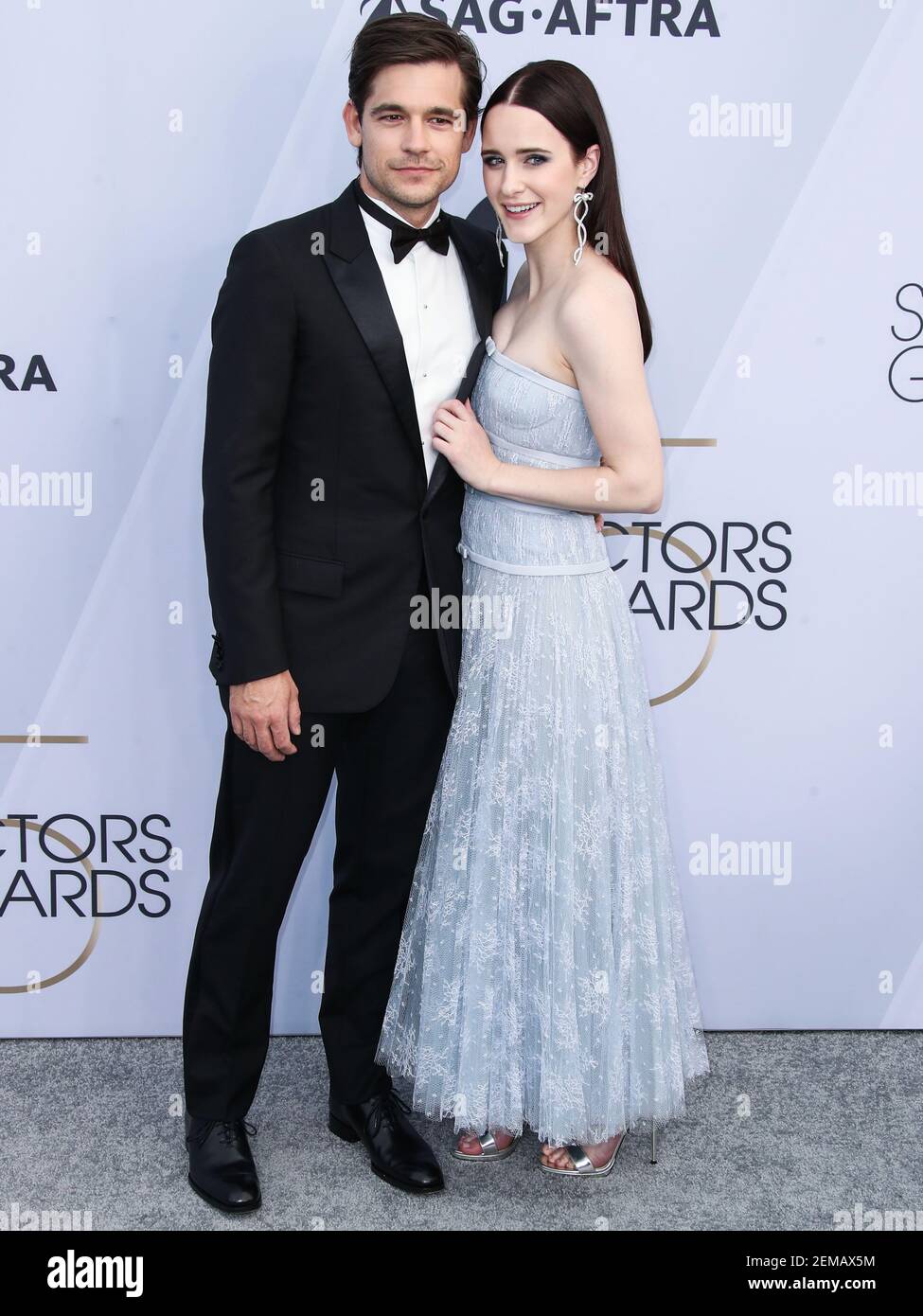 LOS ANGELES, CA, USA - JANUARY 27: Actor Jason Ralph and wife/actress ...