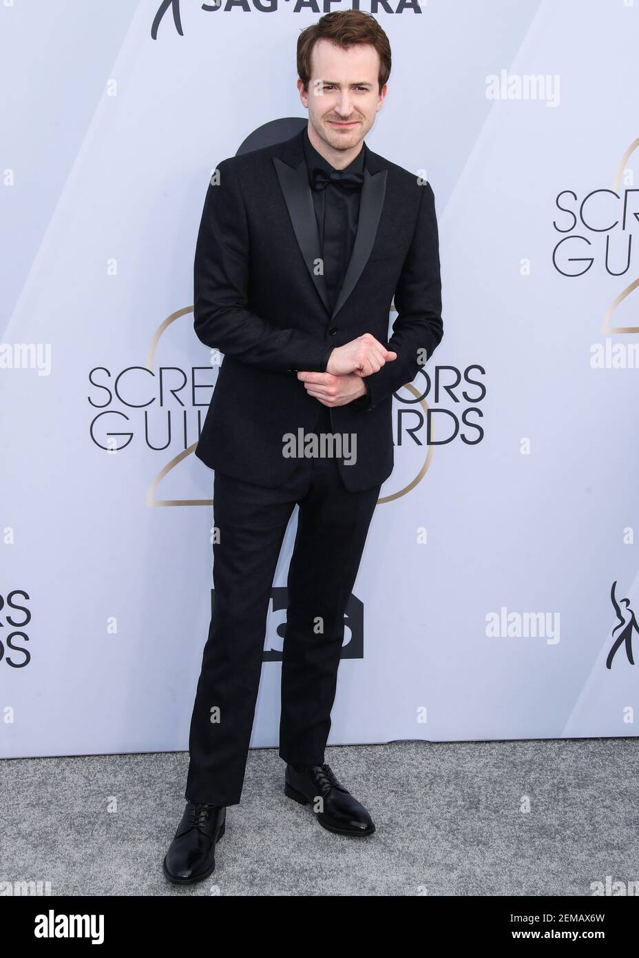 LOS ANGELES, CA, USA - JANUARY 27: Actor Joseph Mazzello arrives at the ...