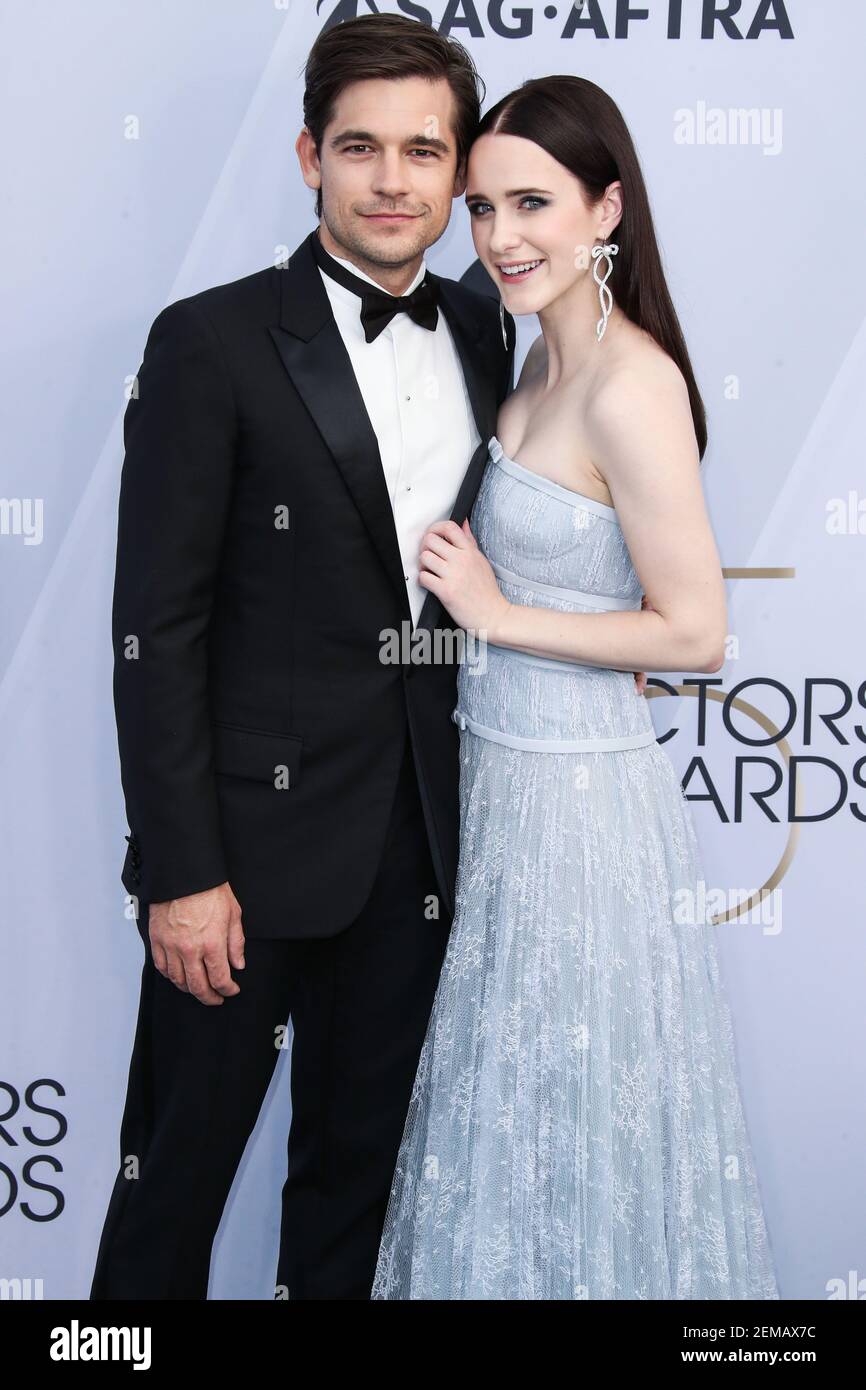 LOS ANGELES, CA, USA - JANUARY 27: Actor Jason Ralph and wife/actress ...