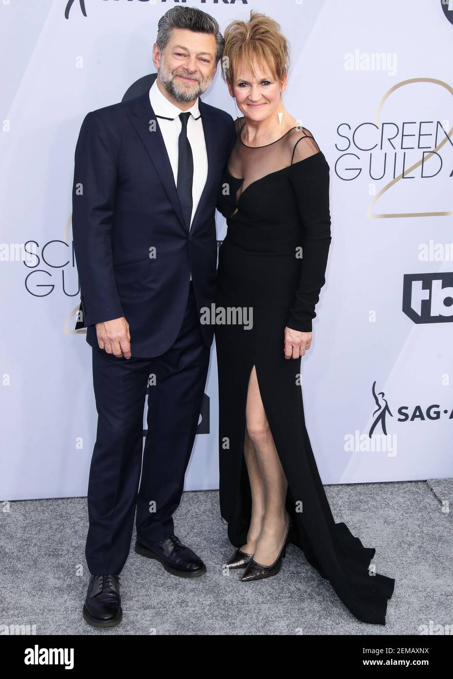 LOS ANGELES, CA, USA - JANUARY 27: Actor Andy Serkis and wife Lorraine ...