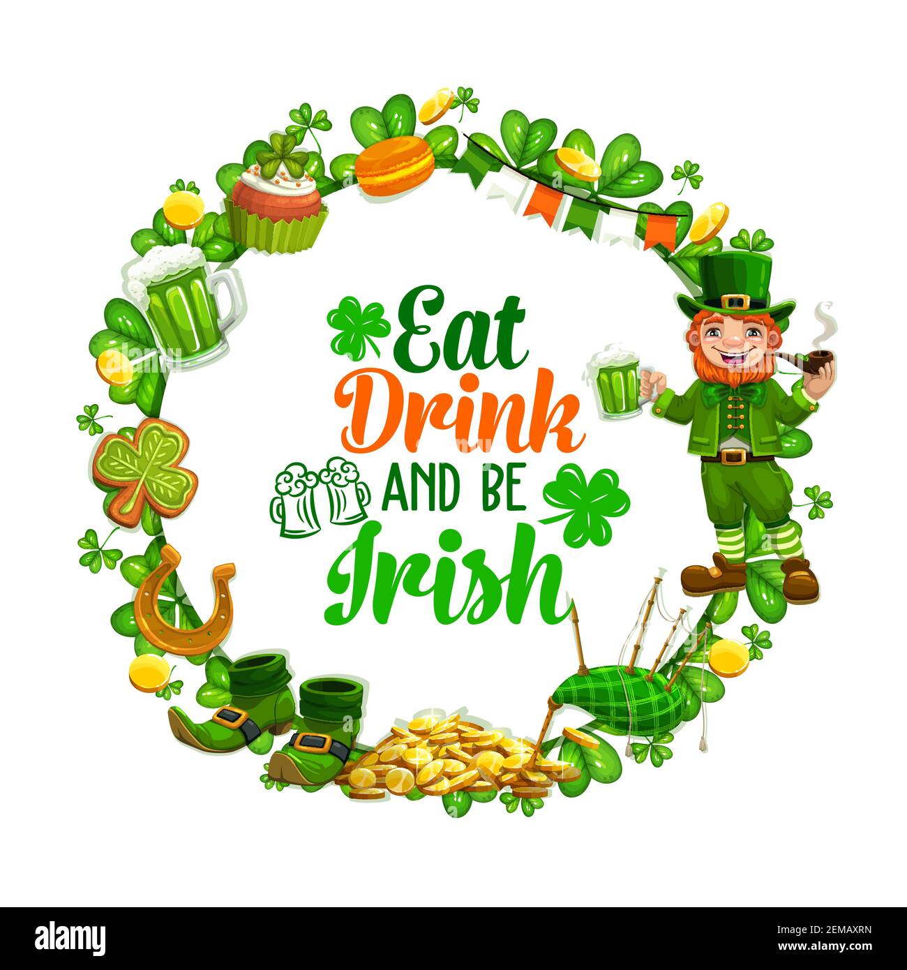 Irish bagpipes Cut Out Stock Images & Pictures - Alamy