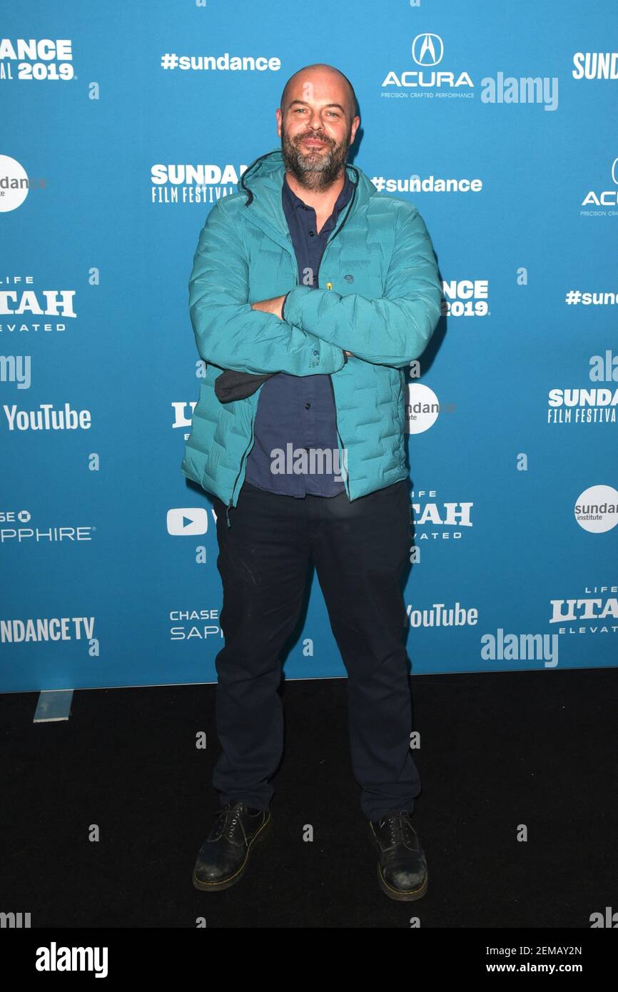 PARK CITY, UT - JANUARY 27: Jacob Estes arrives at the Relive film ...