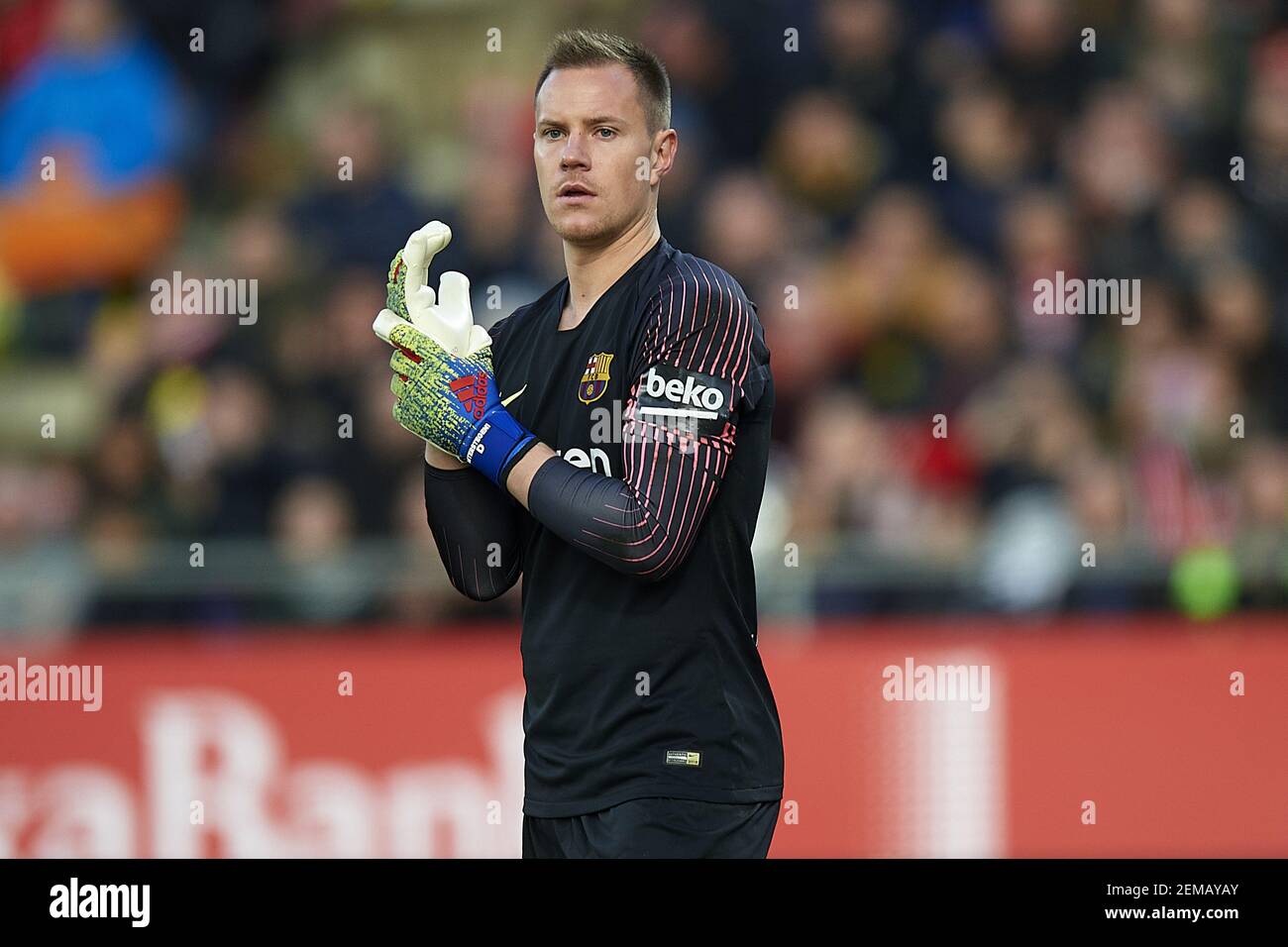 Marc-Andre ter Stegen of FC Barcelona during the match between Girona ...
