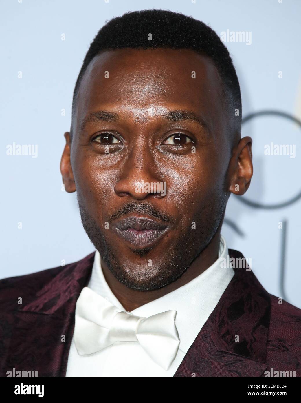 LOS ANGELES, CA, USA - JANUARY 27: Actor Mahershala Ali poses in the ...