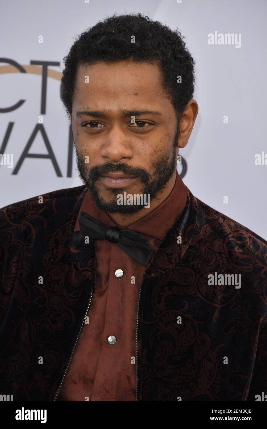 Lakeith Stanfield arrives at the 25th annual Screen Actors Guild Awards ...