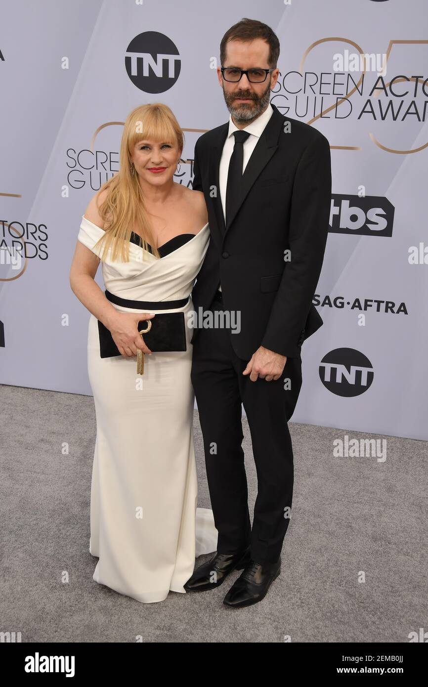 Patricia Arquette and Eric White arrives at the 25th annual Screen ...
