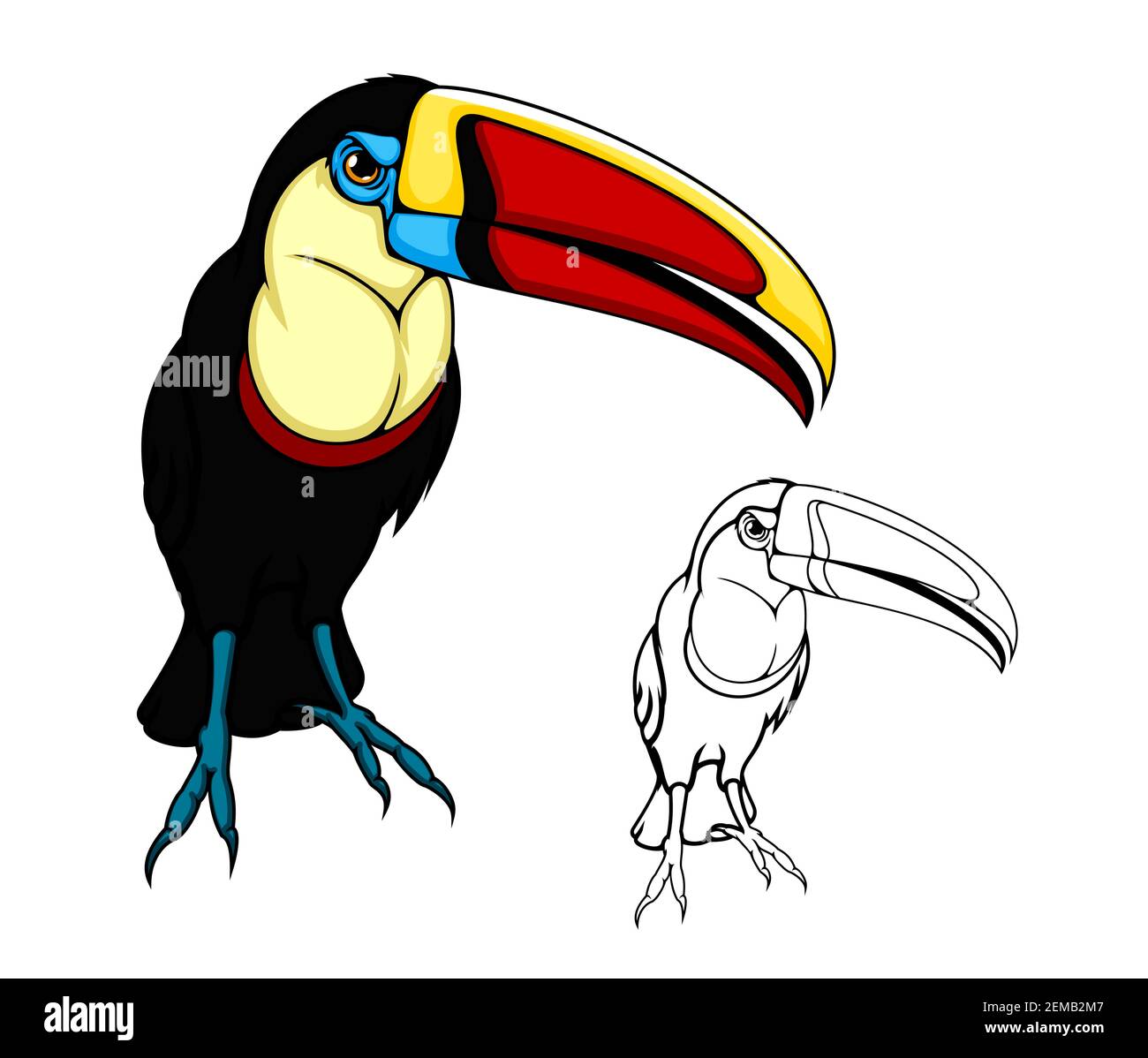 Rainforest Toucan Clipart