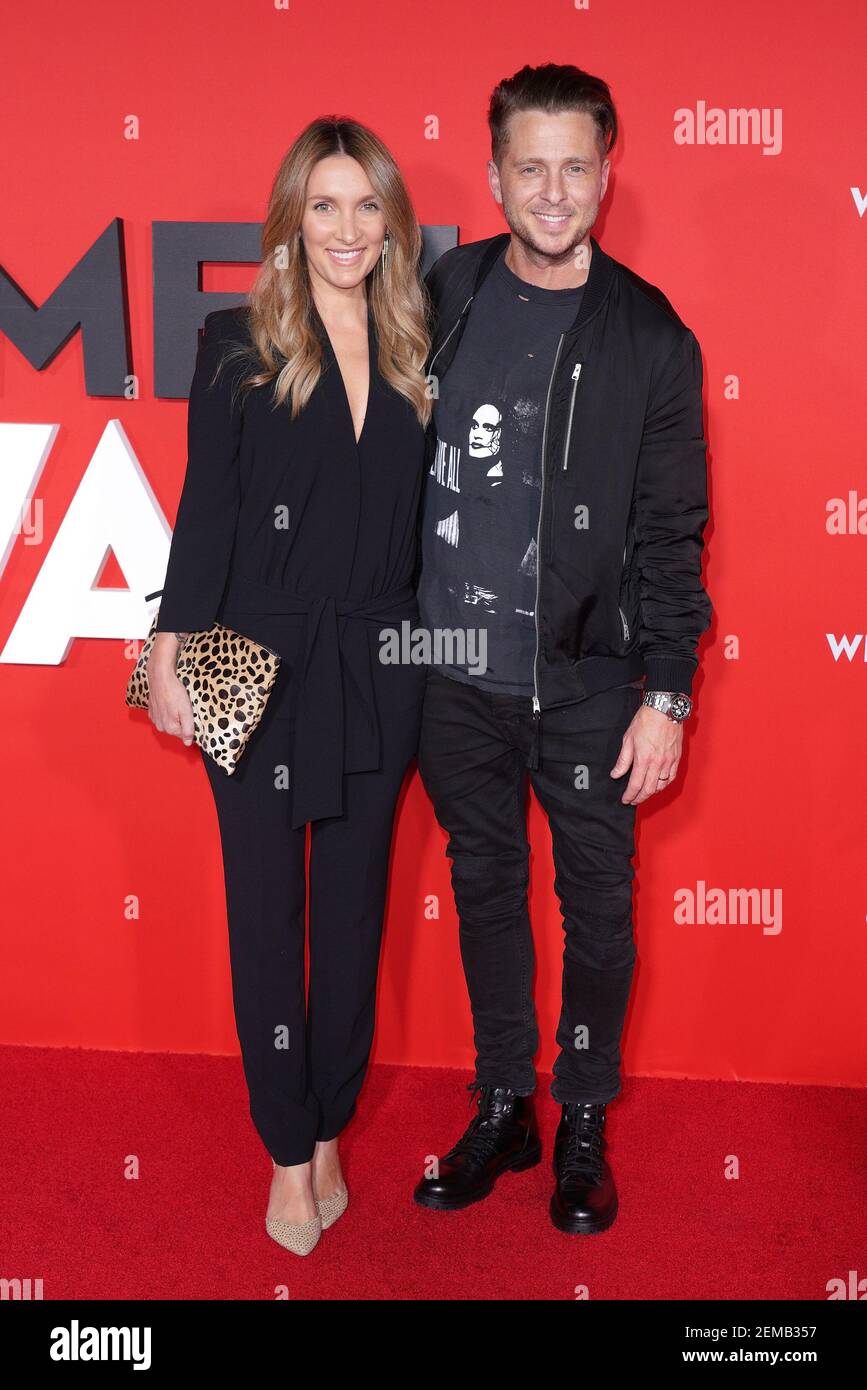 Ryan Tedder and Genevieve Tedder at Paramount Pictures' ' What Men Want ...