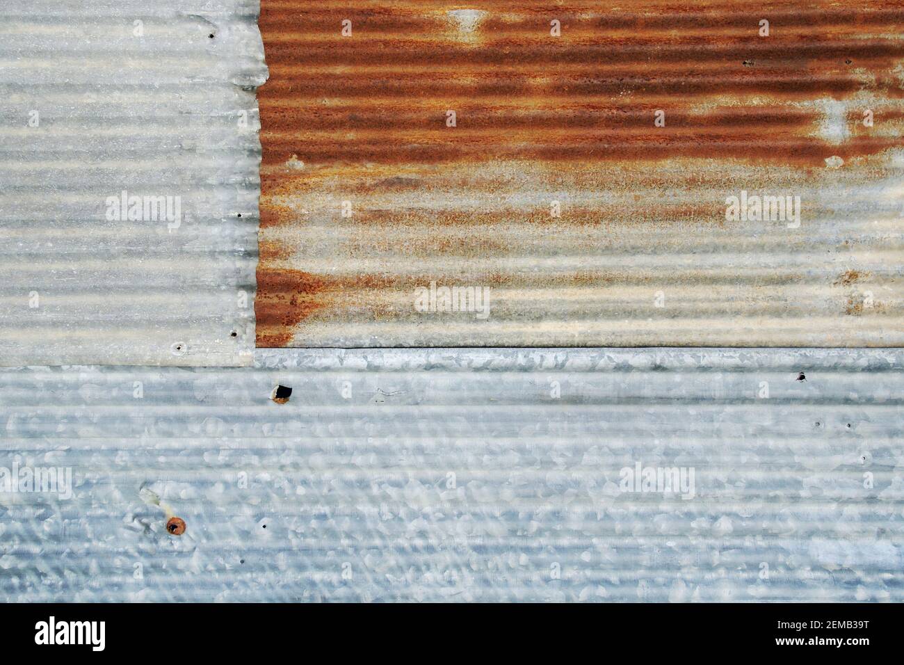 Rusty Corrugated Iron Sheet Texture Stock Photo - Alamy