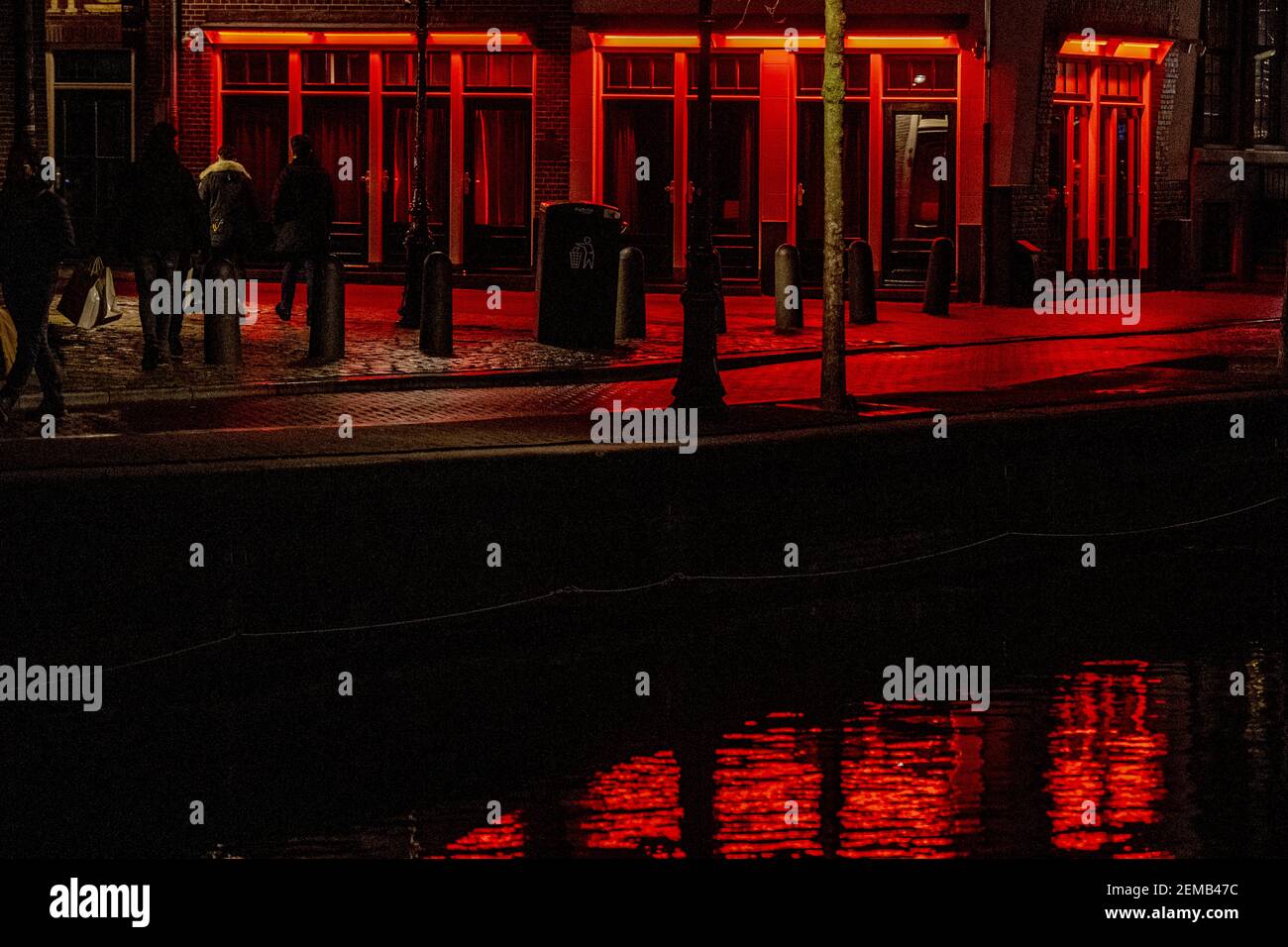 AMSTERDAM - Famous red light district in Amsterdam. (Photo by Robin ...