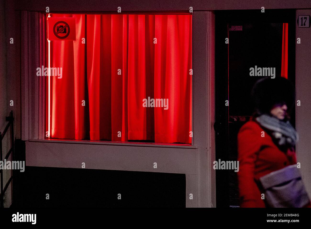 AMSTERDAM - Famous red light district in Amsterdam. (Photo by Robin ...