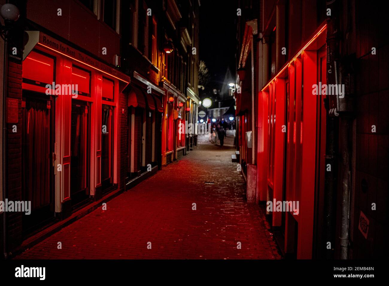 AMSTERDAM - Famous red light district in Amsterdam. (Photo by Robin ...