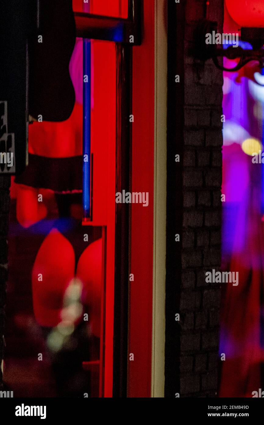 AMSTERDAM - Famous red light district in Amsterdam. (Photo by Robin ...