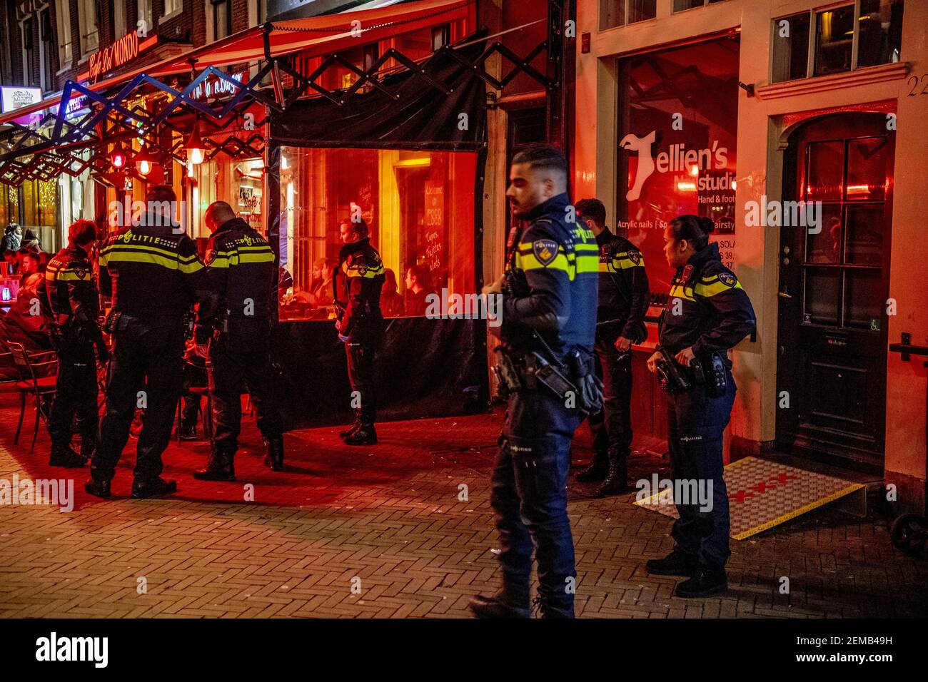 AMSTERDAM - Famous red light district in Amsterdam. (Photo by Robin ...