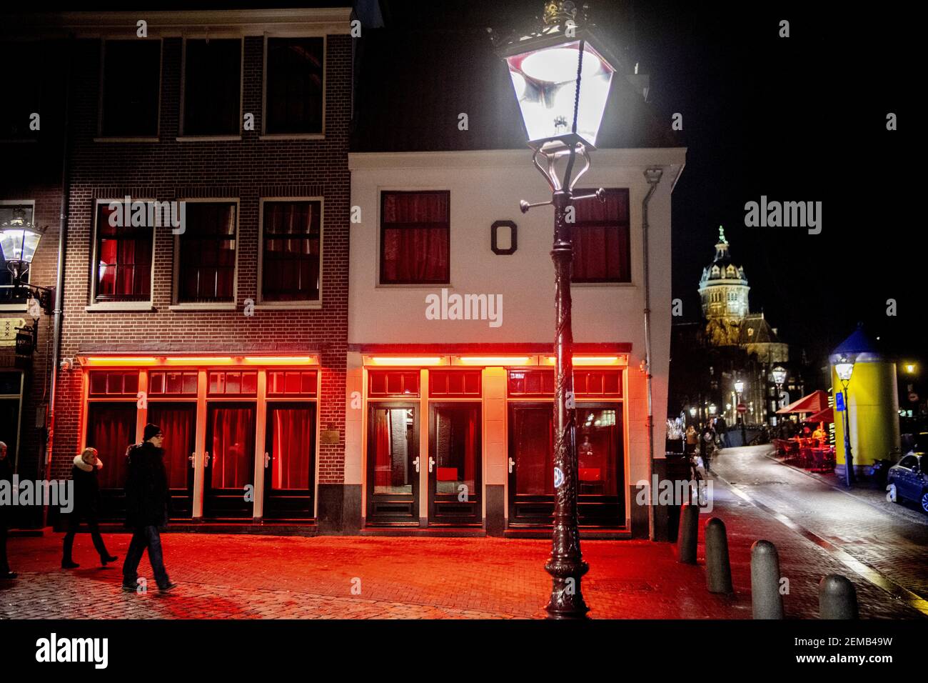 AMSTERDAM - Famous red light district in Amsterdam. (Photo by Robin ...