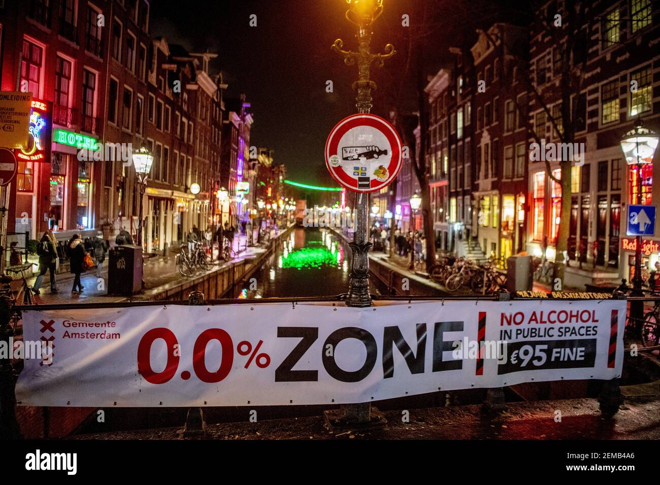 AMSTERDAM - Famous red light district in Amsterdam. (Photo by Robin ...