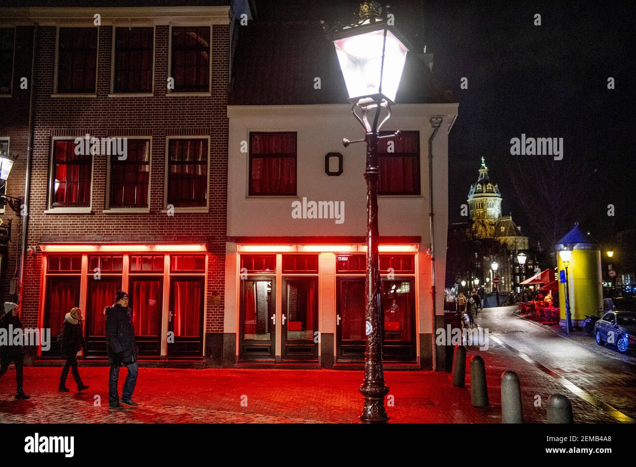 AMSTERDAM - Famous red light district in Amsterdam. (Photo by Robin ...