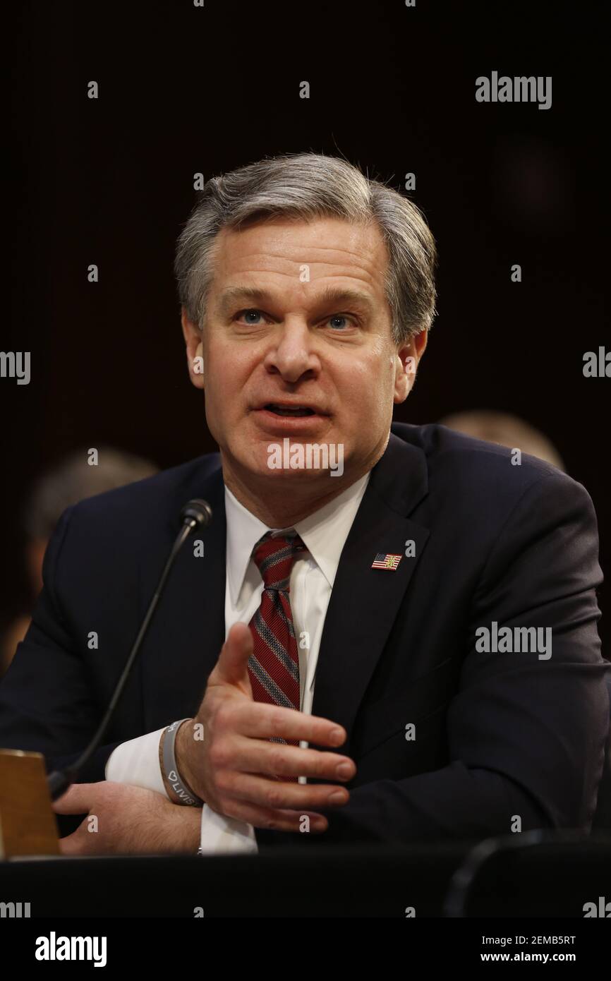 Director Christopher Wray, Federal Bureau of Investigation (FBI ...