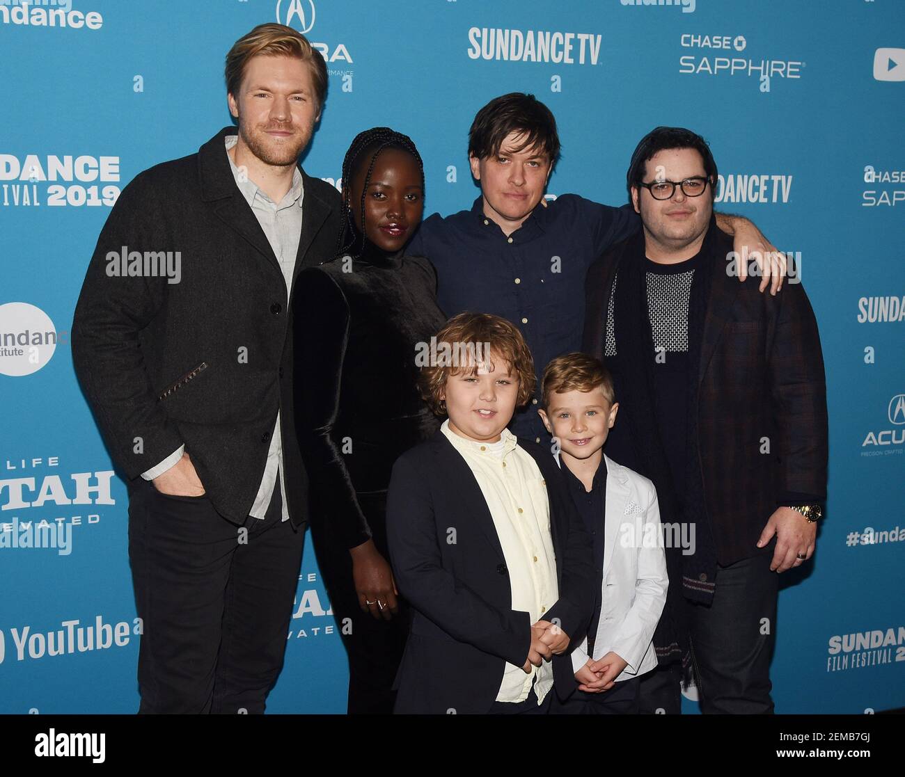 Alexander England, Lupita Nyong'o, Abe Forsythe, Josh Gad, Charlie ...