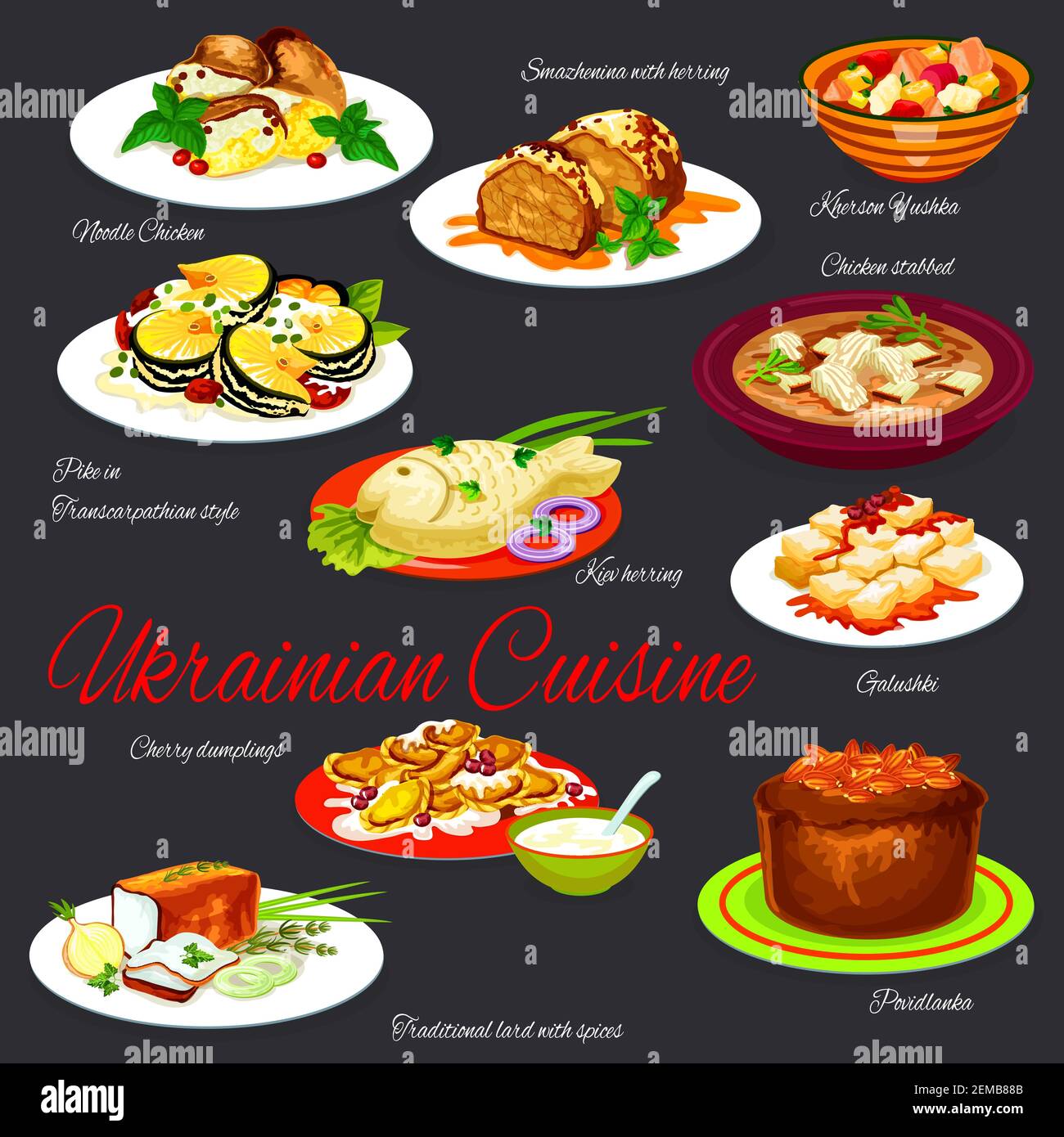 Ukrainian national dish vector vectors hi-res stock photography and ...