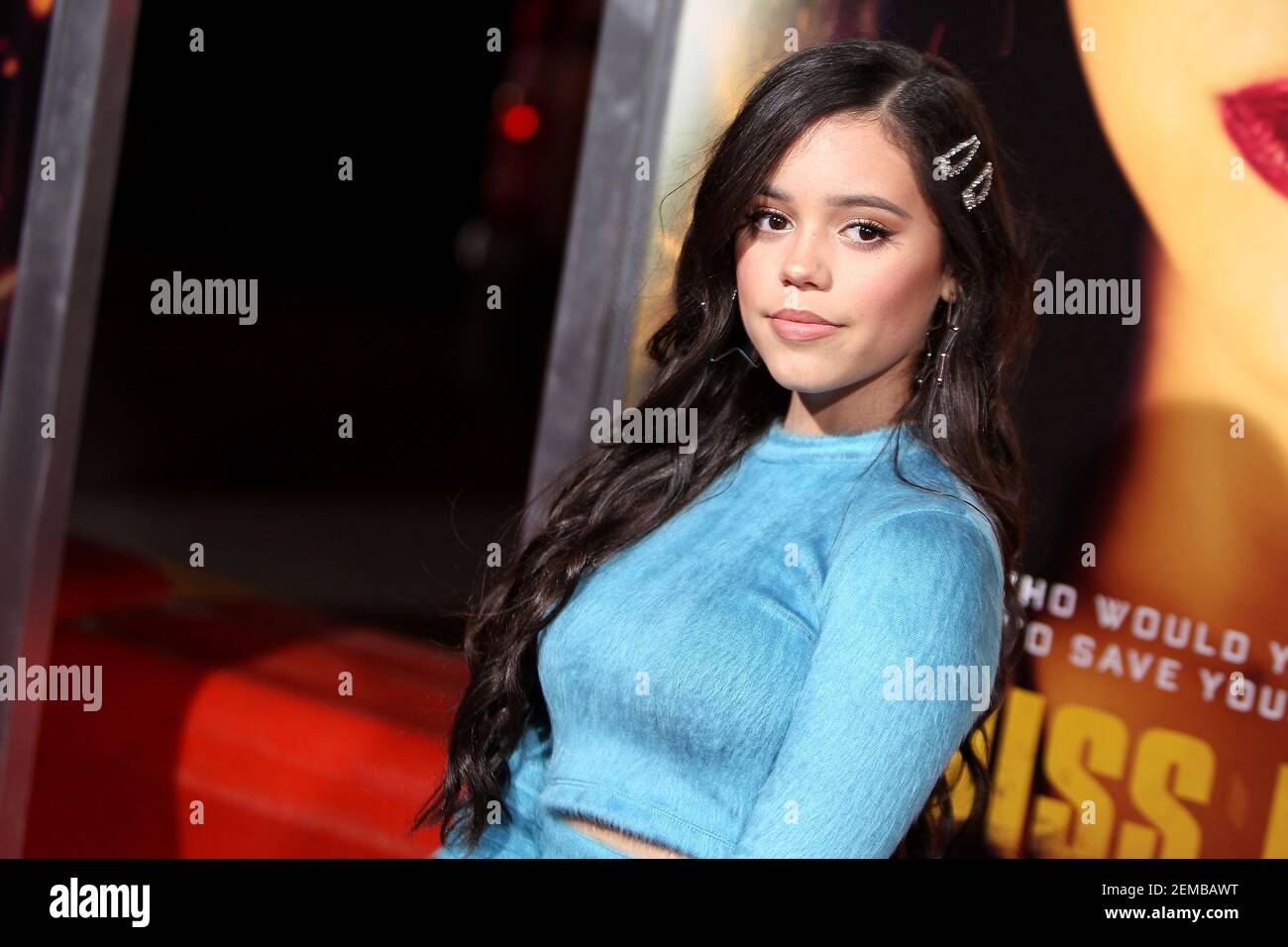Jenna Ortega attends the World Premiere Of Columbia Pictures "Miss Bala ...