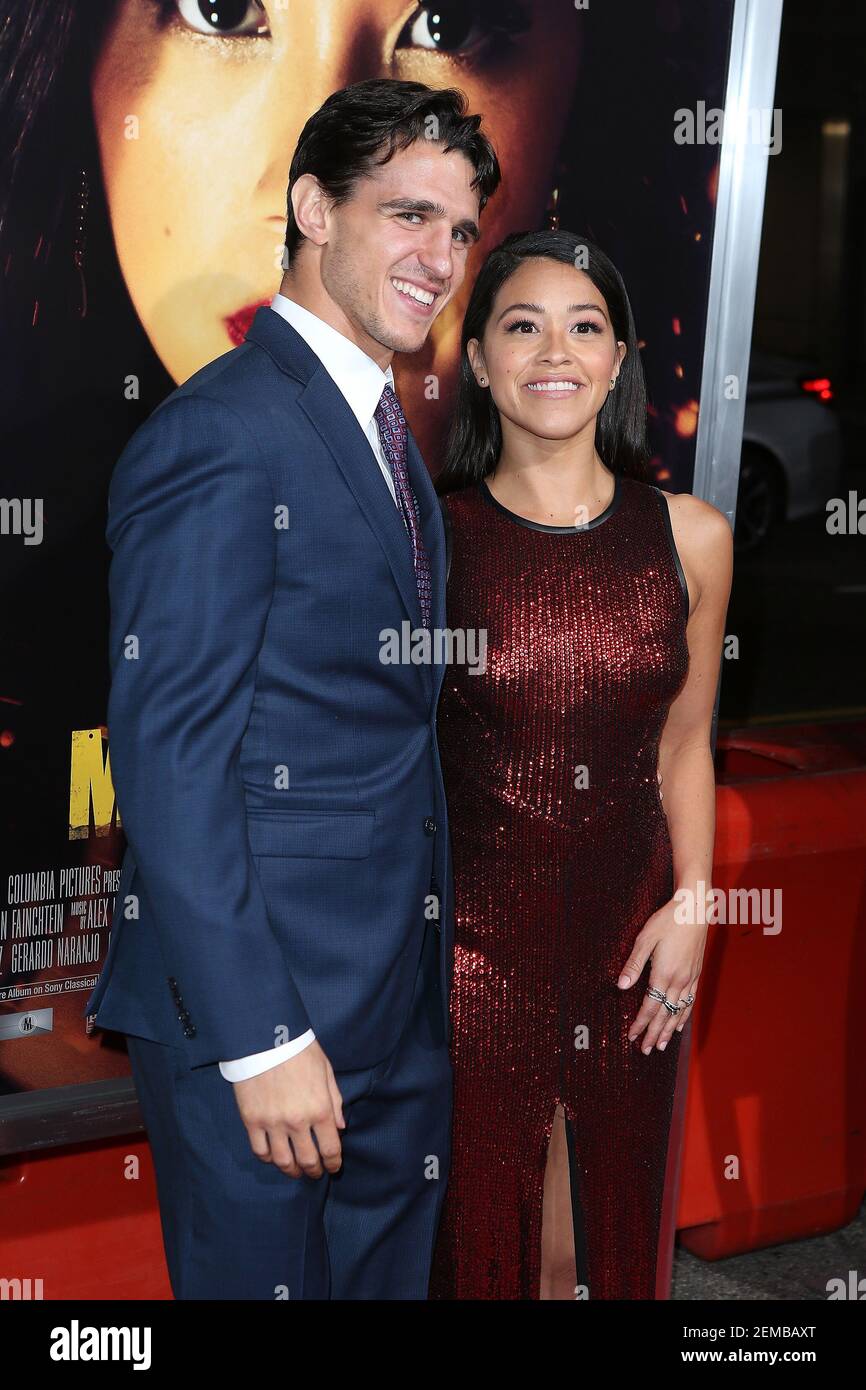 Joe Locicero, Gina Rodriguez attend the World Premiere Of Columbia ...