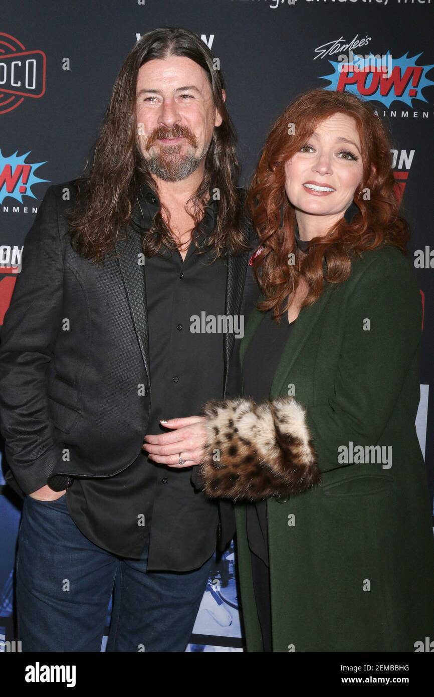 Justin Lyons, Brigid Brannagh at the "Excelsior! A Celebration Of The ...