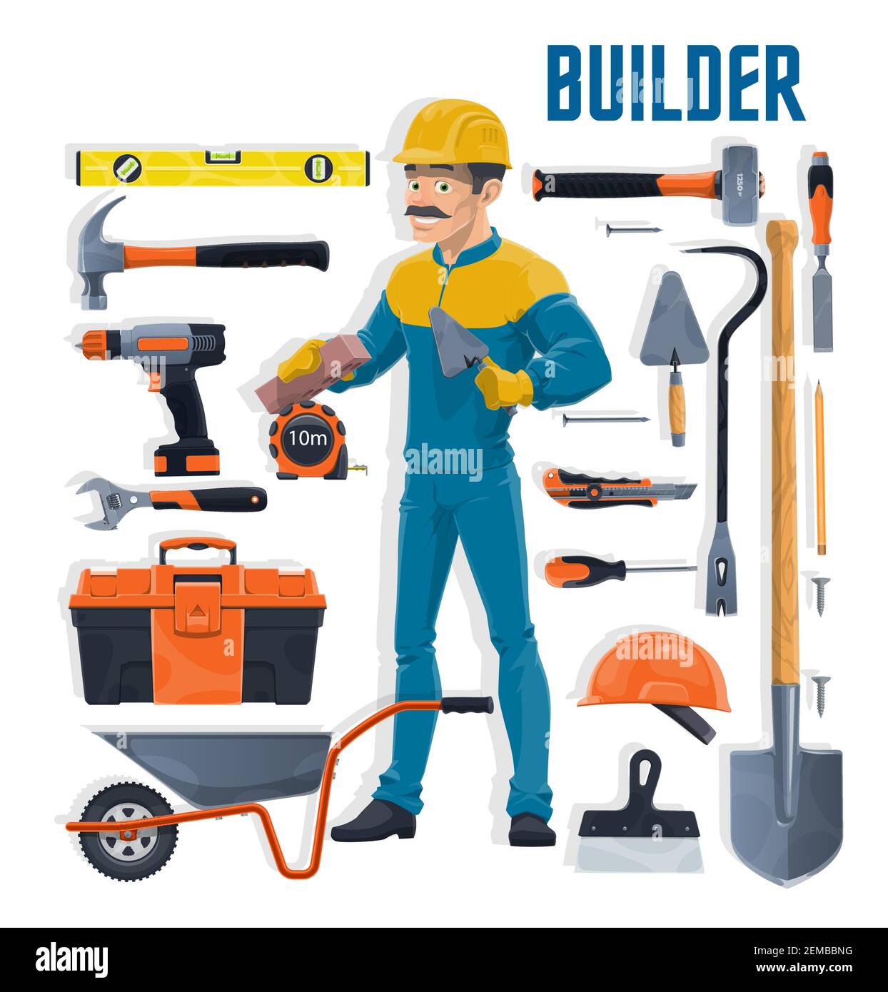 Mason drill Stock Vector Images - Alamy