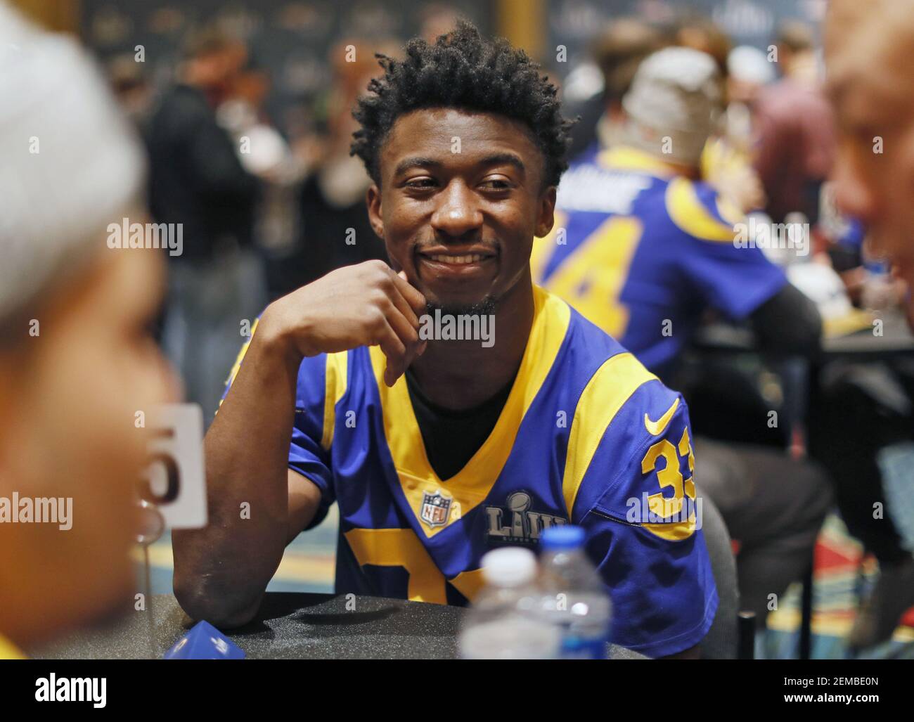 Los Angeles Rams running back Justin Davis (33) during the final Los ...