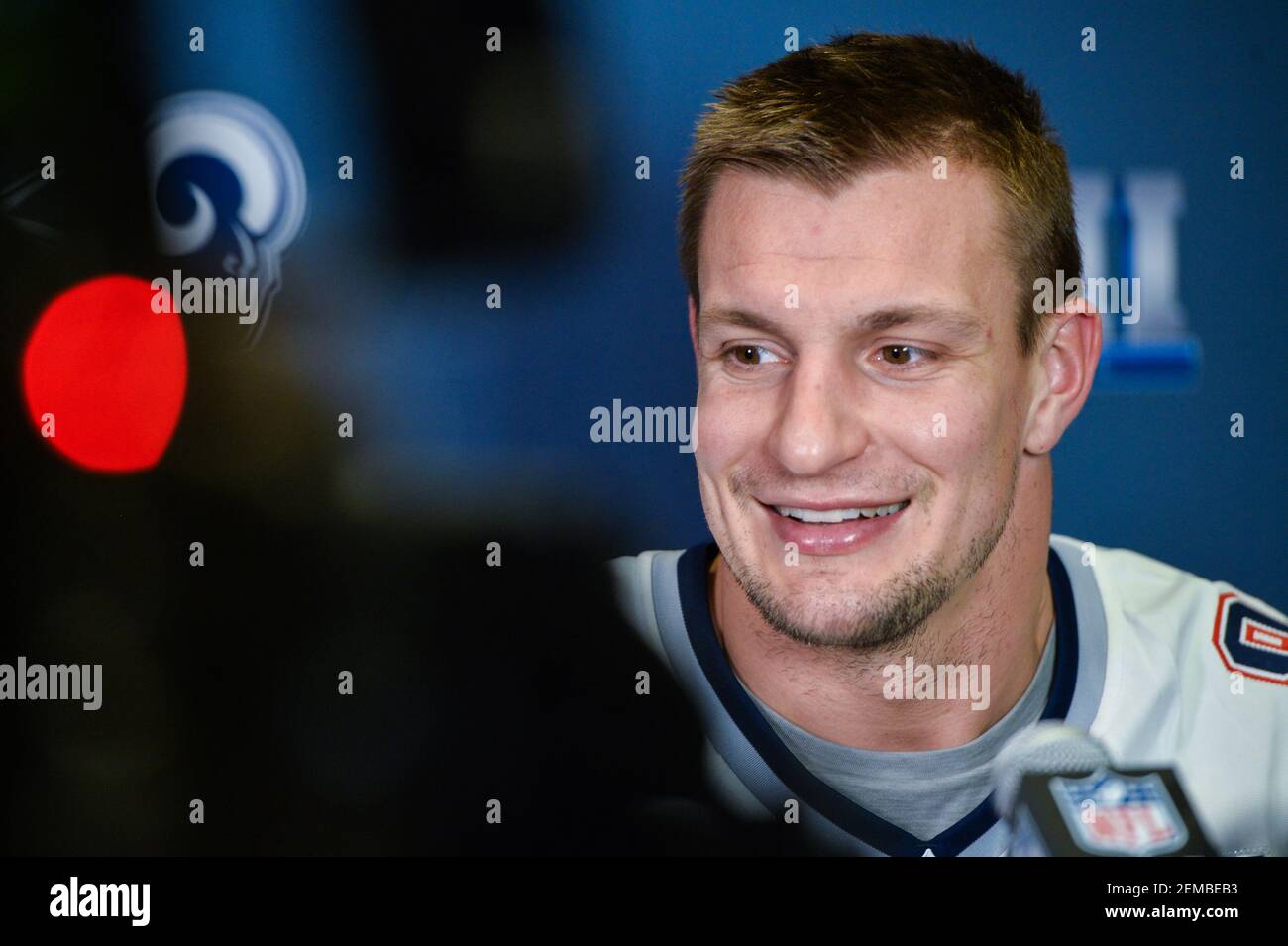 New England Patriots Tight End Rob Gronkowski #87 participates in a ...