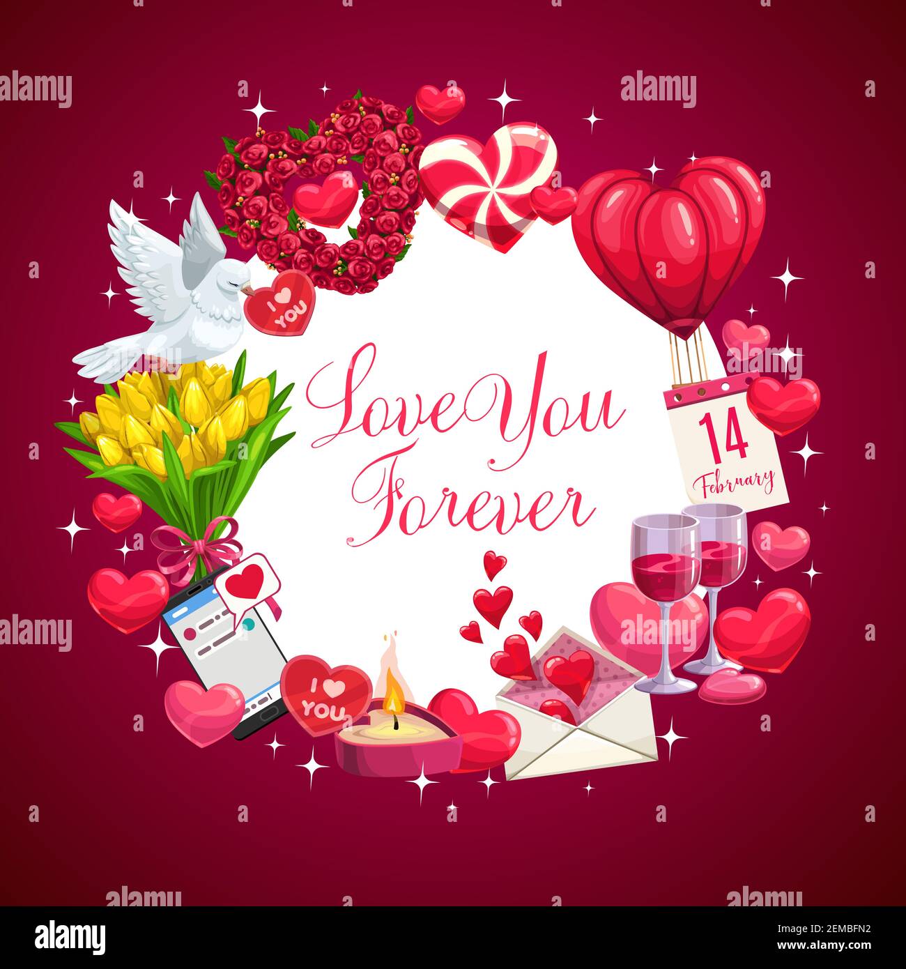 Lily forever Stock Vector Images - Alamy