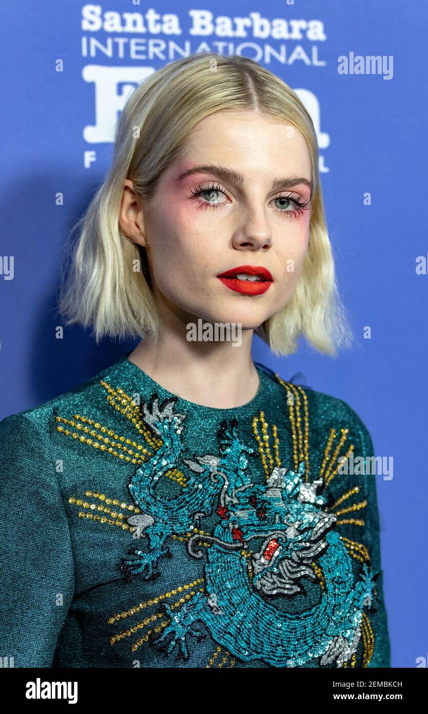 Actress Lucy Boynton, (Bohemian Rhapsody). The 34th SBIFF honors Actor ...