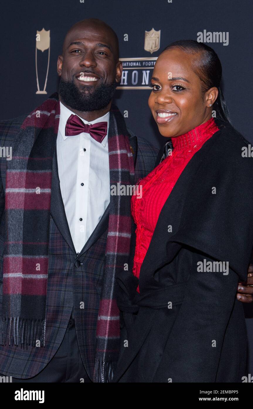 Michael Thomas walking the red carpet at the NFL Honors event held at ...