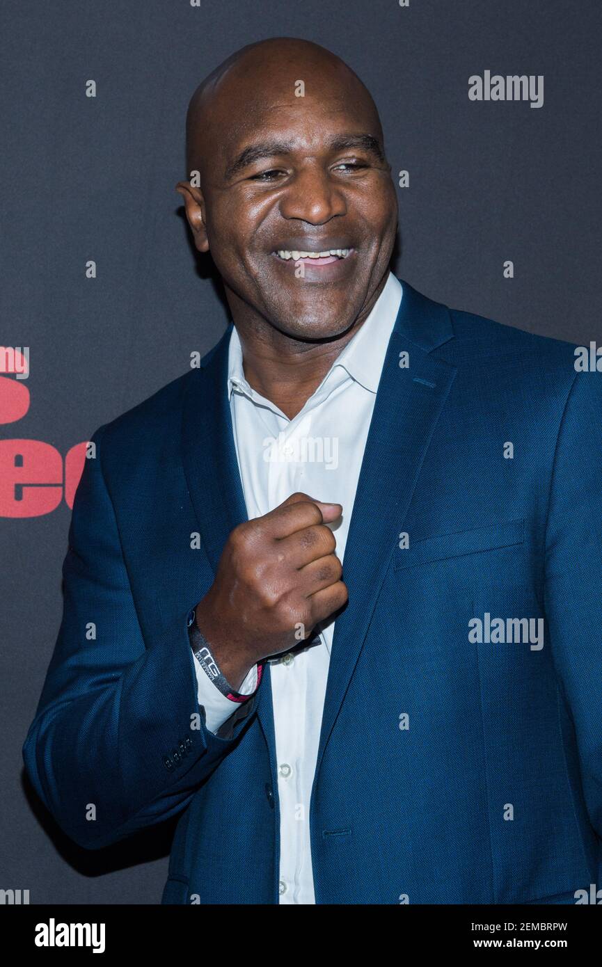 Evander Holyfield walking the red Carpet at Sports Illustrated Super ...