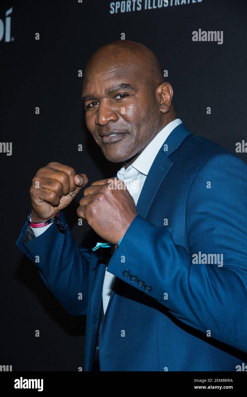 Evander Holyfield walking the red Carpet at Sports Illustrated Super ...