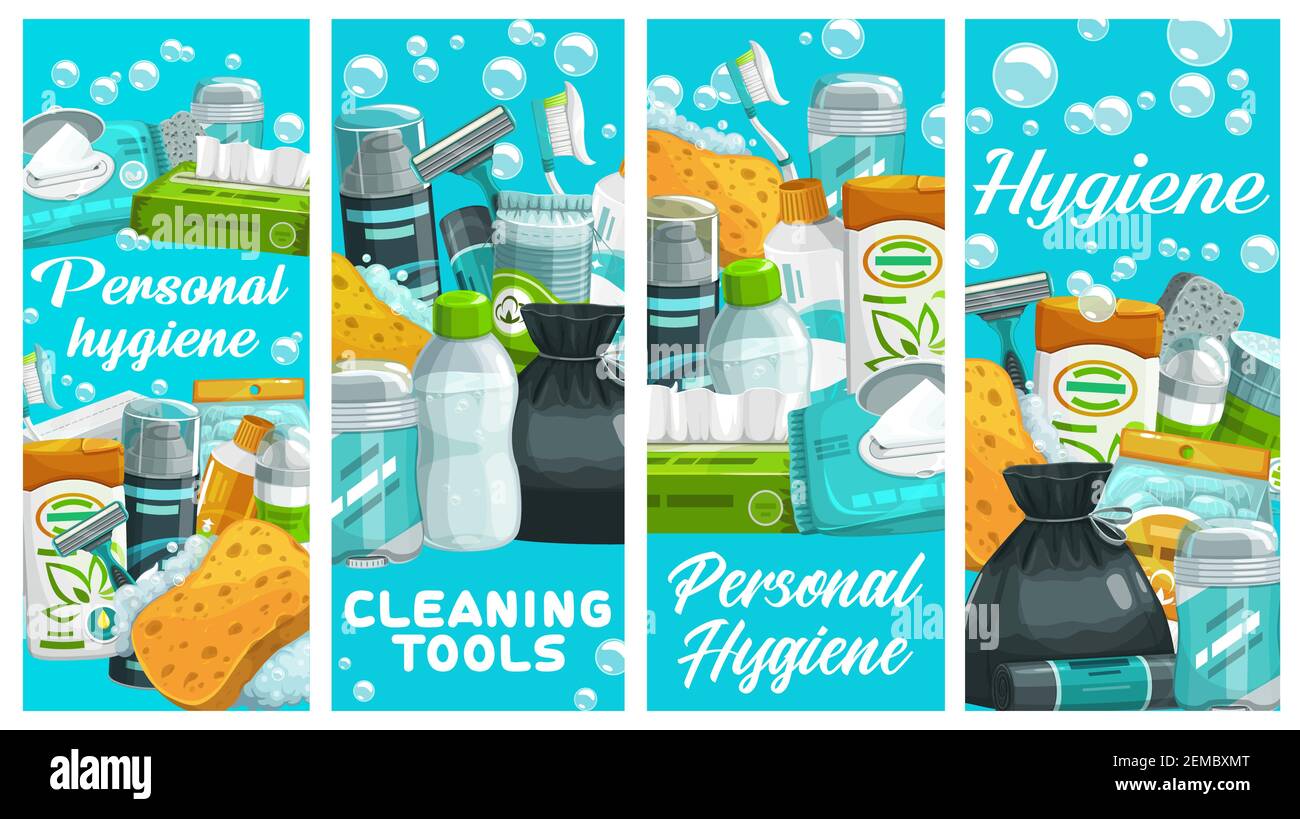Personal hygiene products, cleaning tools. Wipes and napkins, shampoo ...