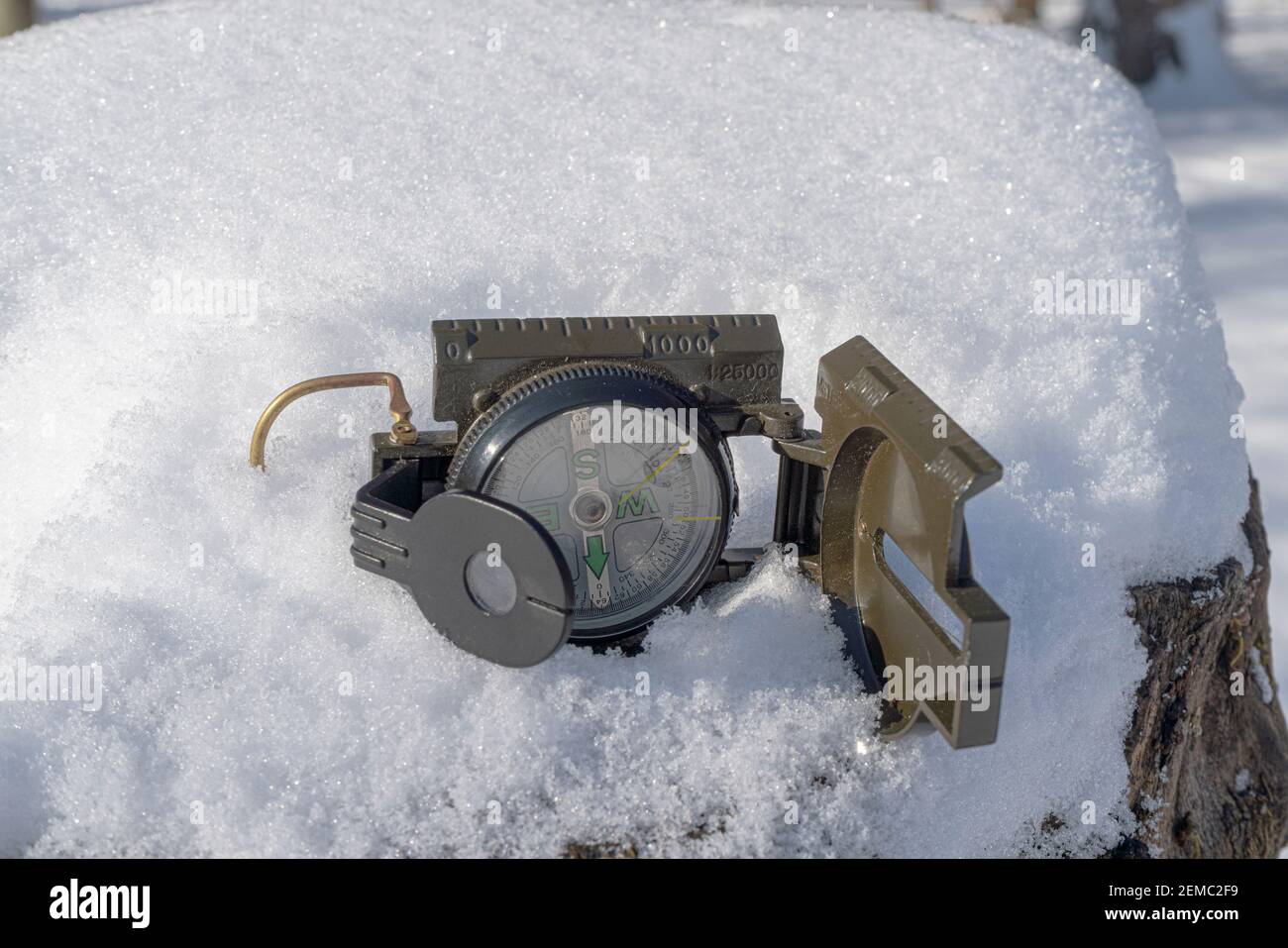 Snow vintage map hi-res stock photography and images - Alamy