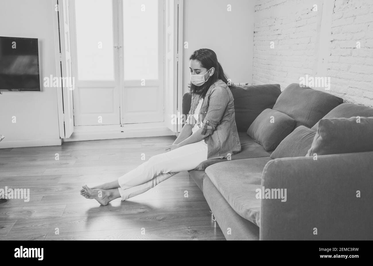 Epidemic depression Black and White Stock Photos & Images - Alamy