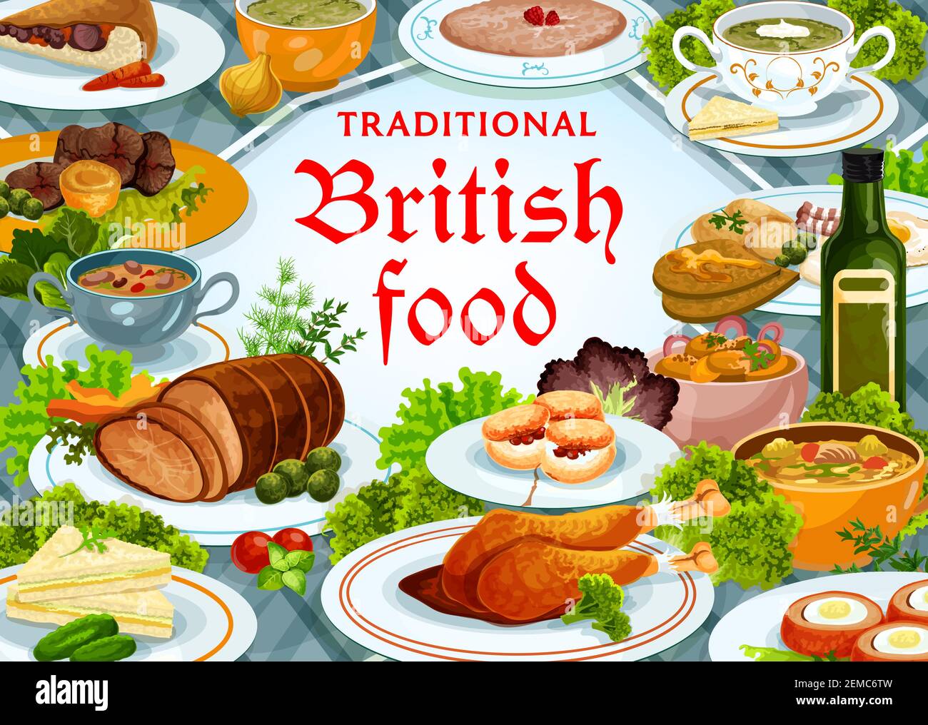 A traditional welsh dish Stock Vector Images - Alamy