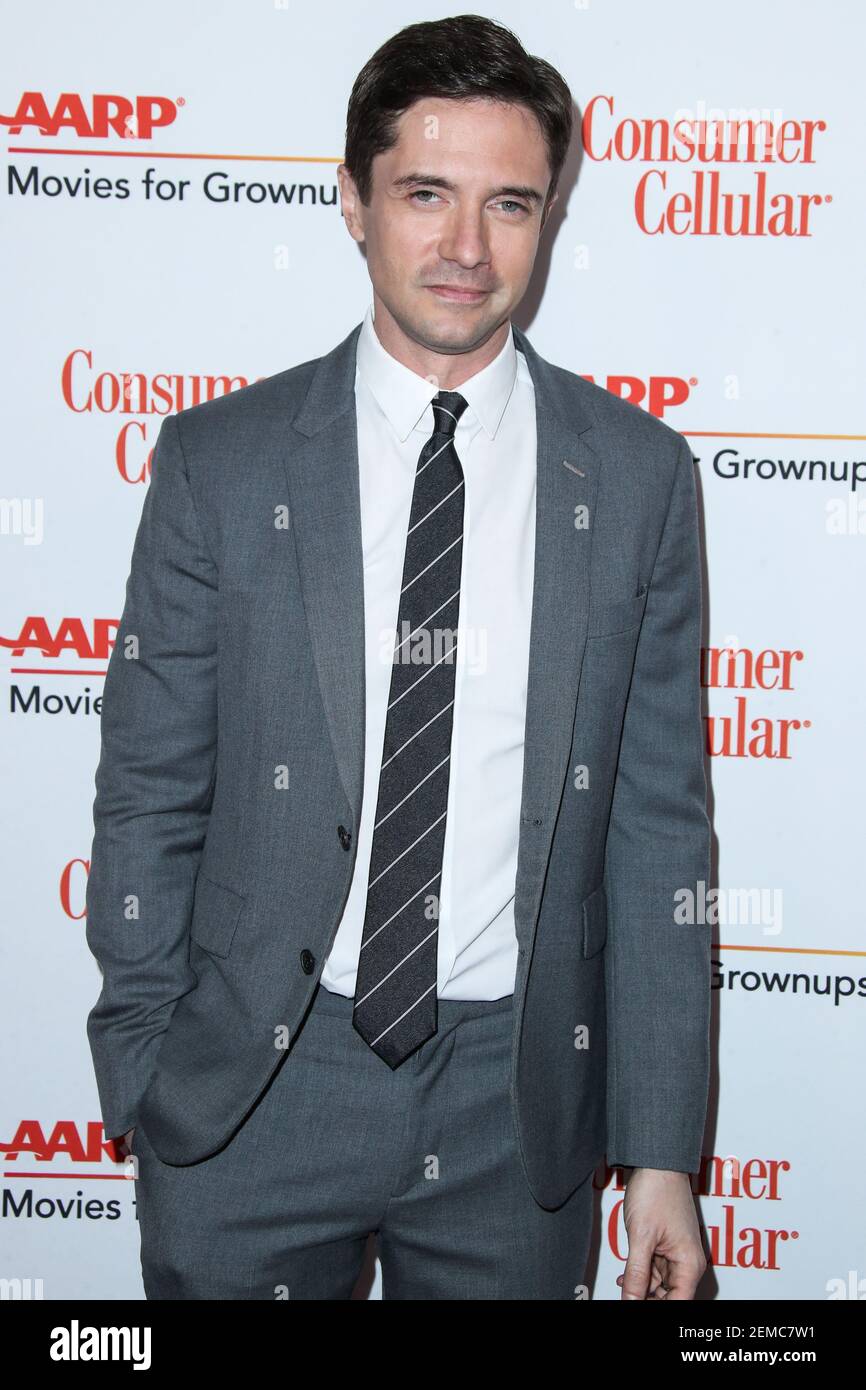 BEVERLY HILLS, LOS ANGELES, CA, USA - FEBRUARY 04: Actor Topher Grace ...