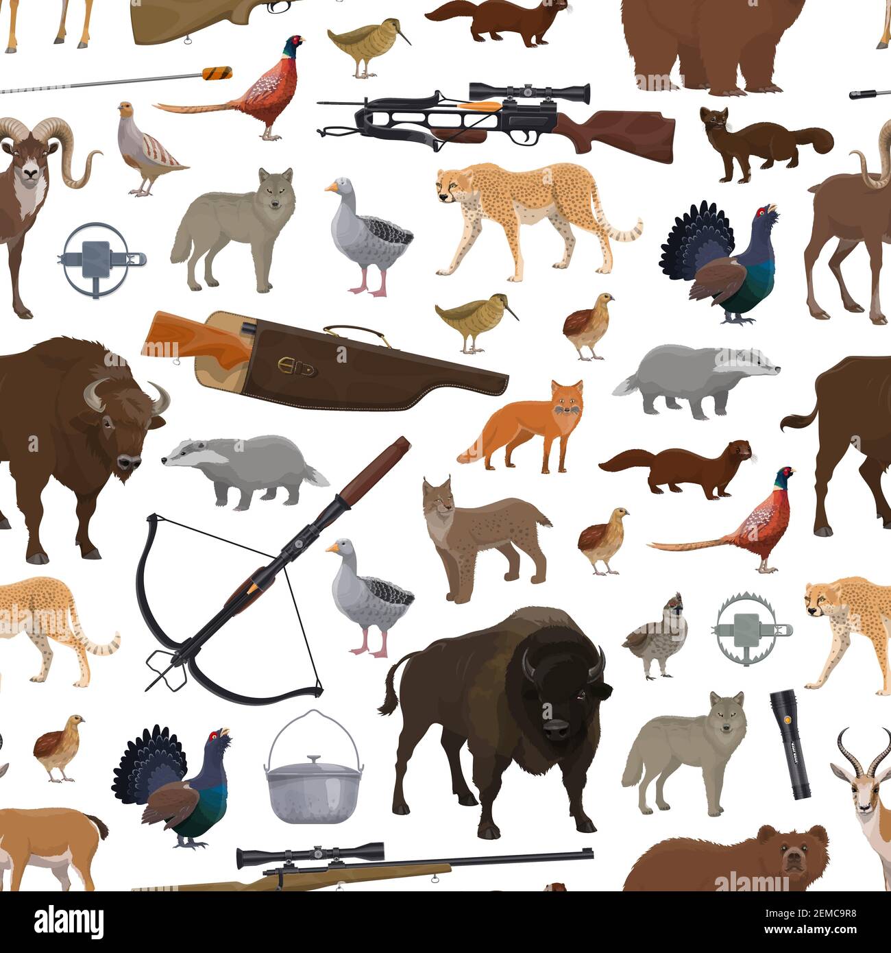 Buffalo shooting Stock Vector Images - Alamy